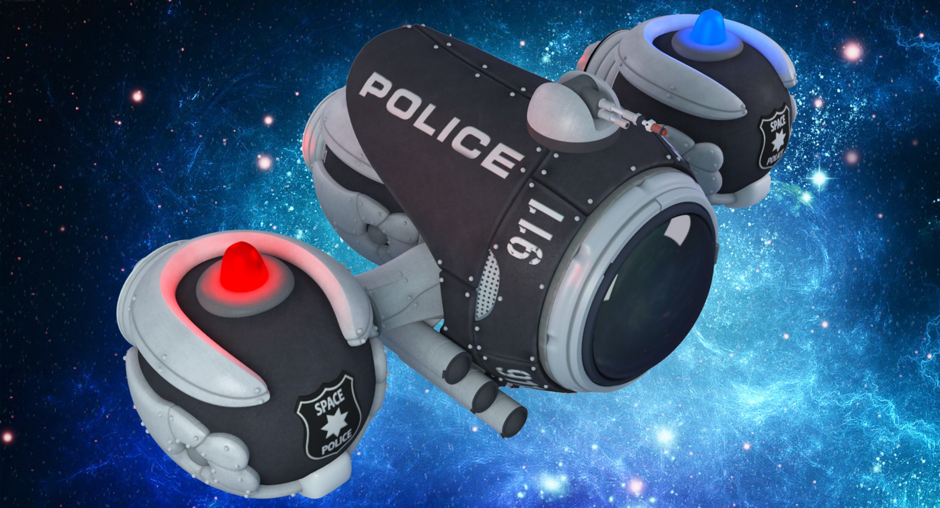 Max Police Space Ship