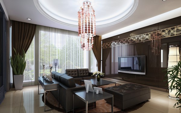 living room 3d model