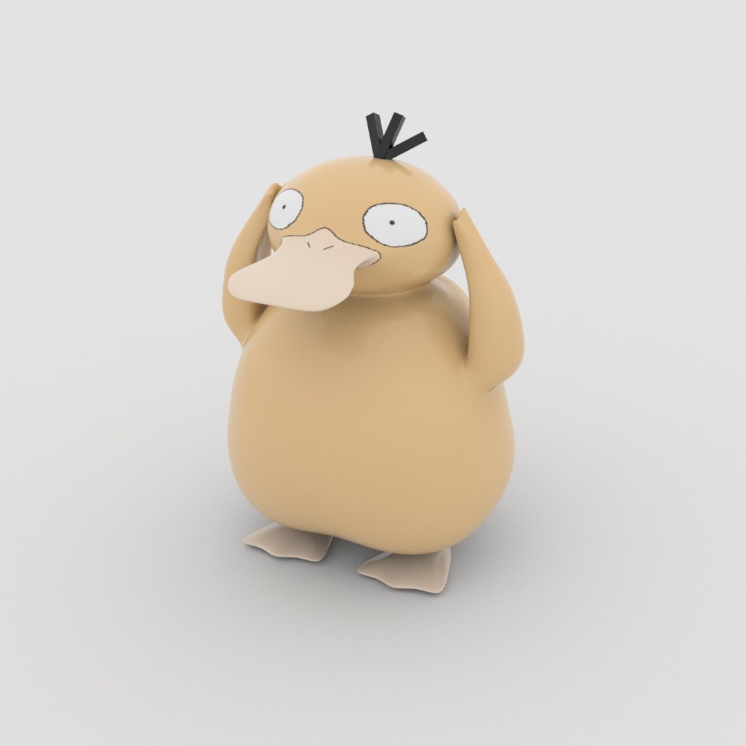 Psyduck From Pokemon The Animation 3D Model - TurboSquid 1912209