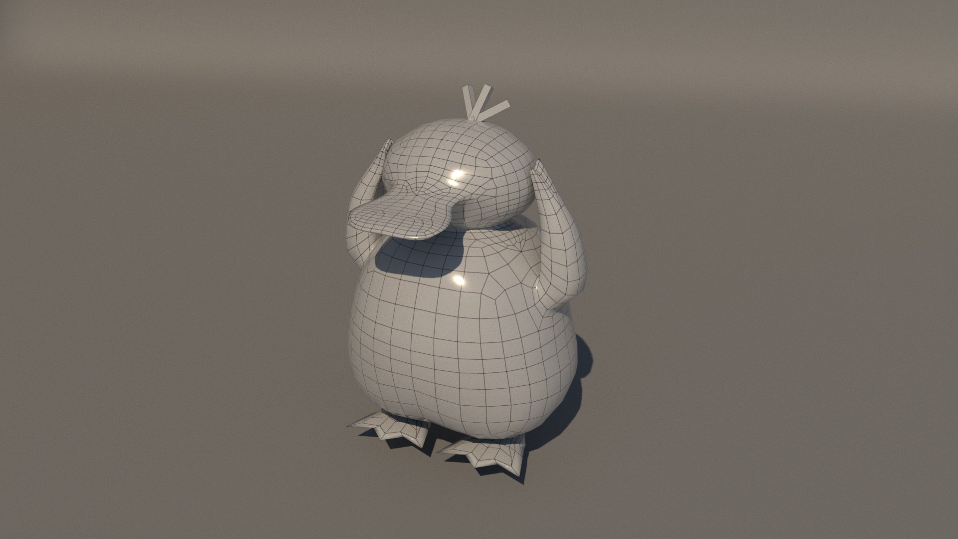 Psyduck From Pokemon The Animation 3D Model - TurboSquid 1912209