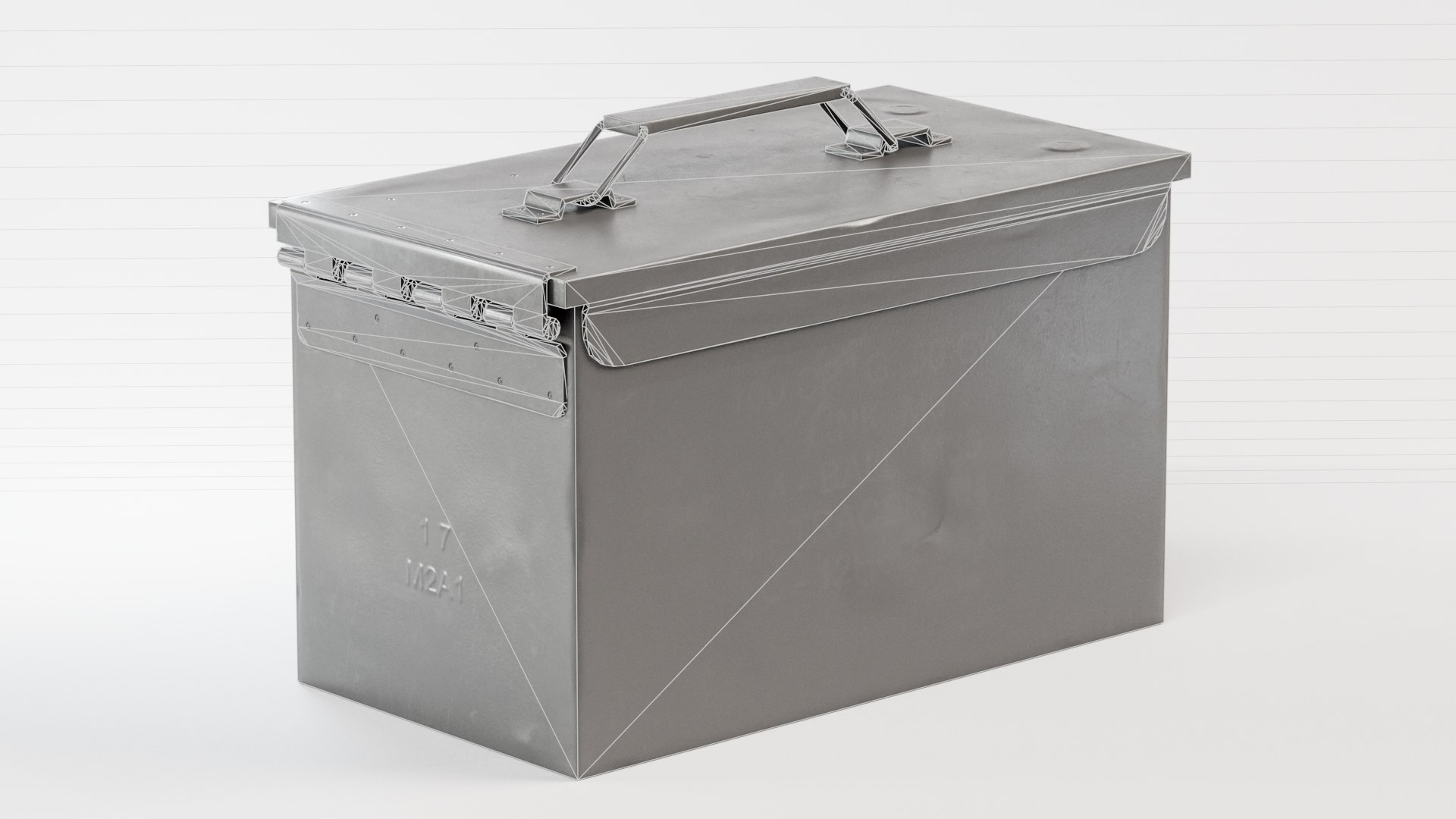 Used Millitary Ammo Box M2A1 Yk1 3D - TurboSquid 1965131