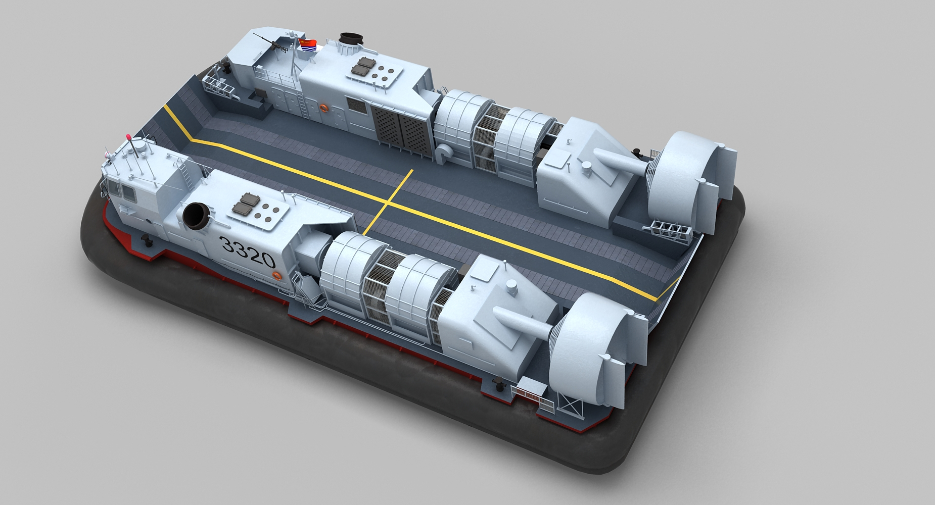 3D chinese type 726 lcac model - TurboSquid 1393988