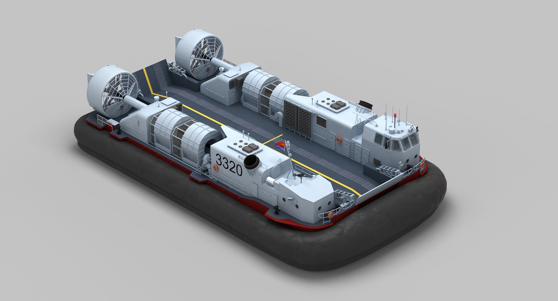 3D Chinese Type 726 Lcac Model - TurboSquid 1393988