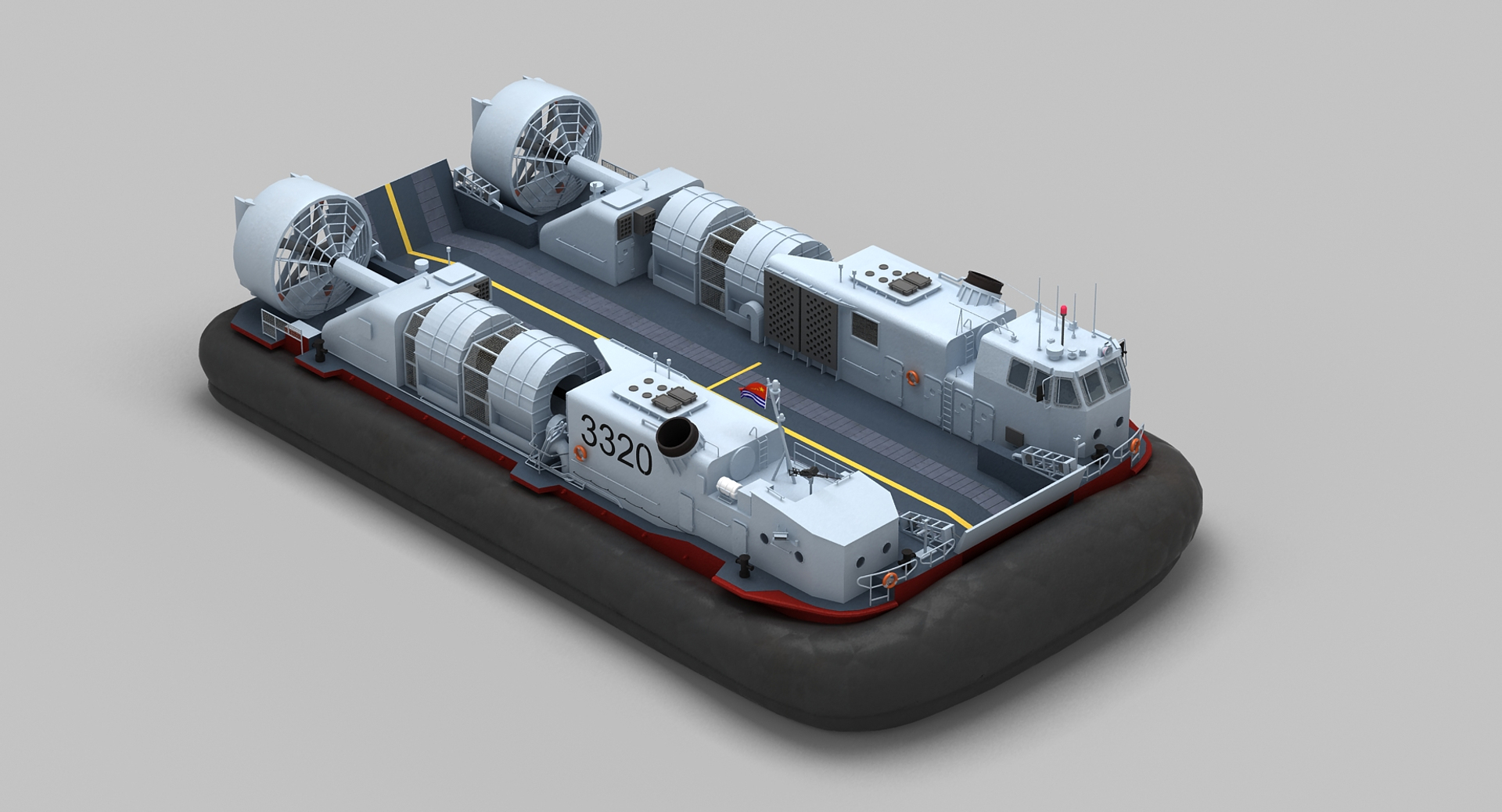 3D chinese type 726 lcac model - TurboSquid 1393988