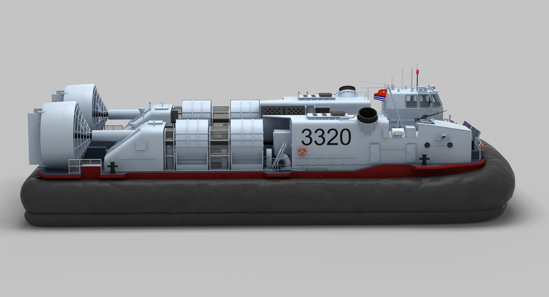 3D Chinese Type 726 Lcac Model - TurboSquid 1393988