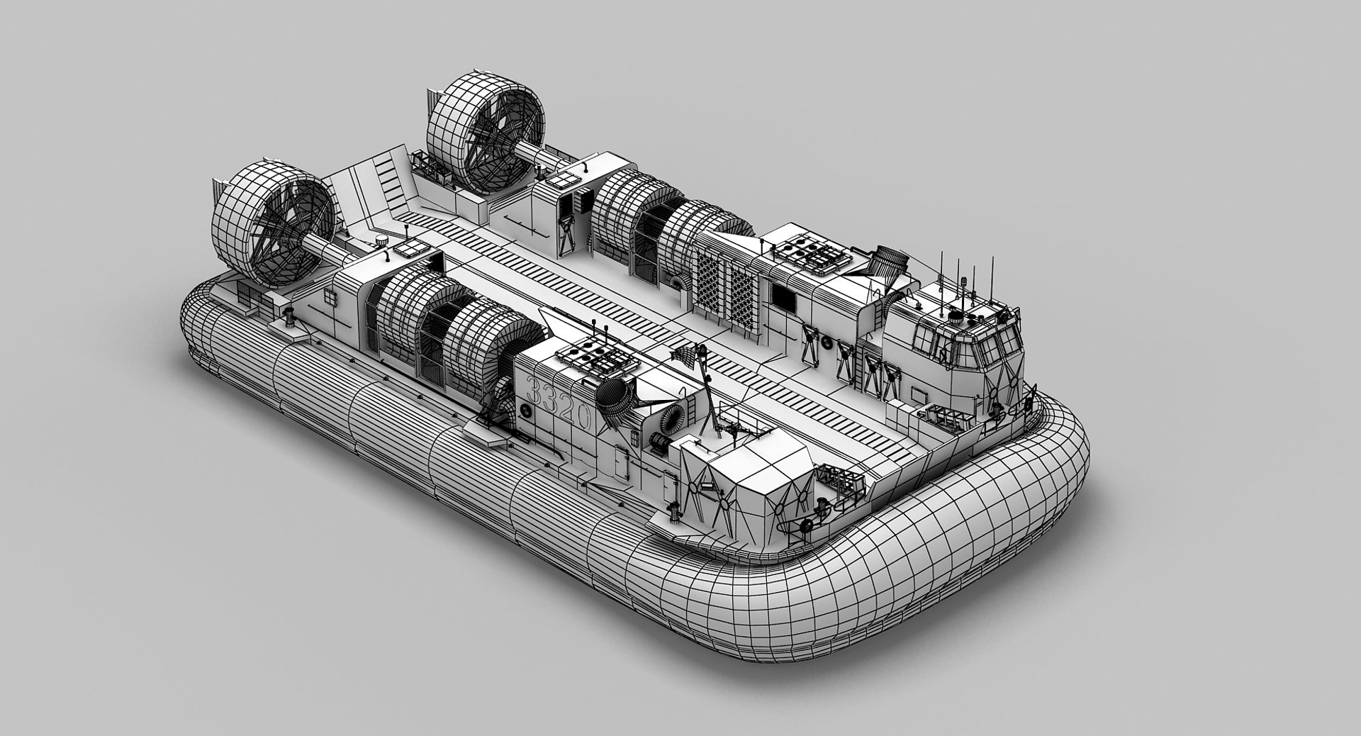 3D chinese type 726 lcac model - TurboSquid 1393988
