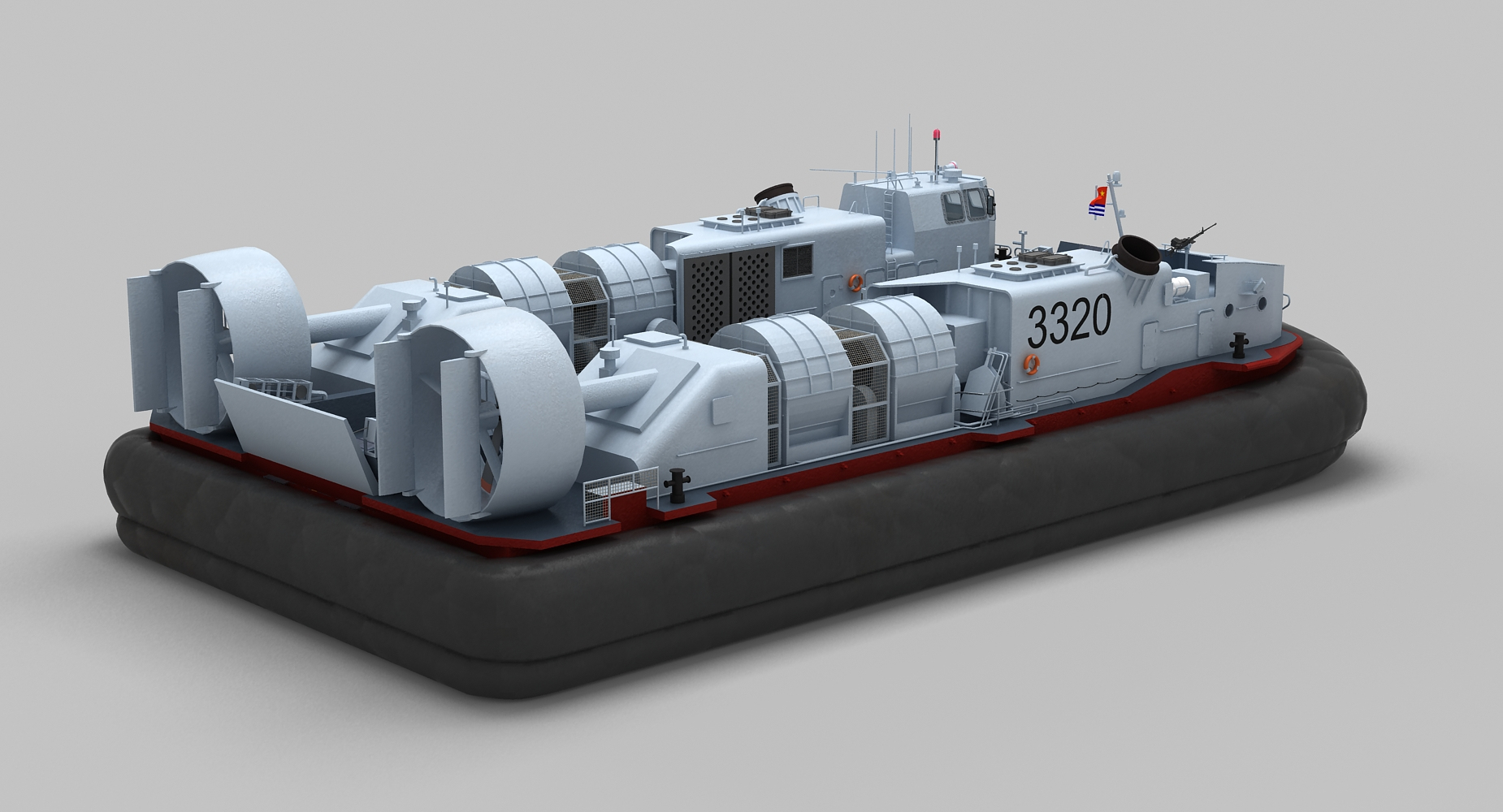 3D chinese type 726 lcac model - TurboSquid 1393988