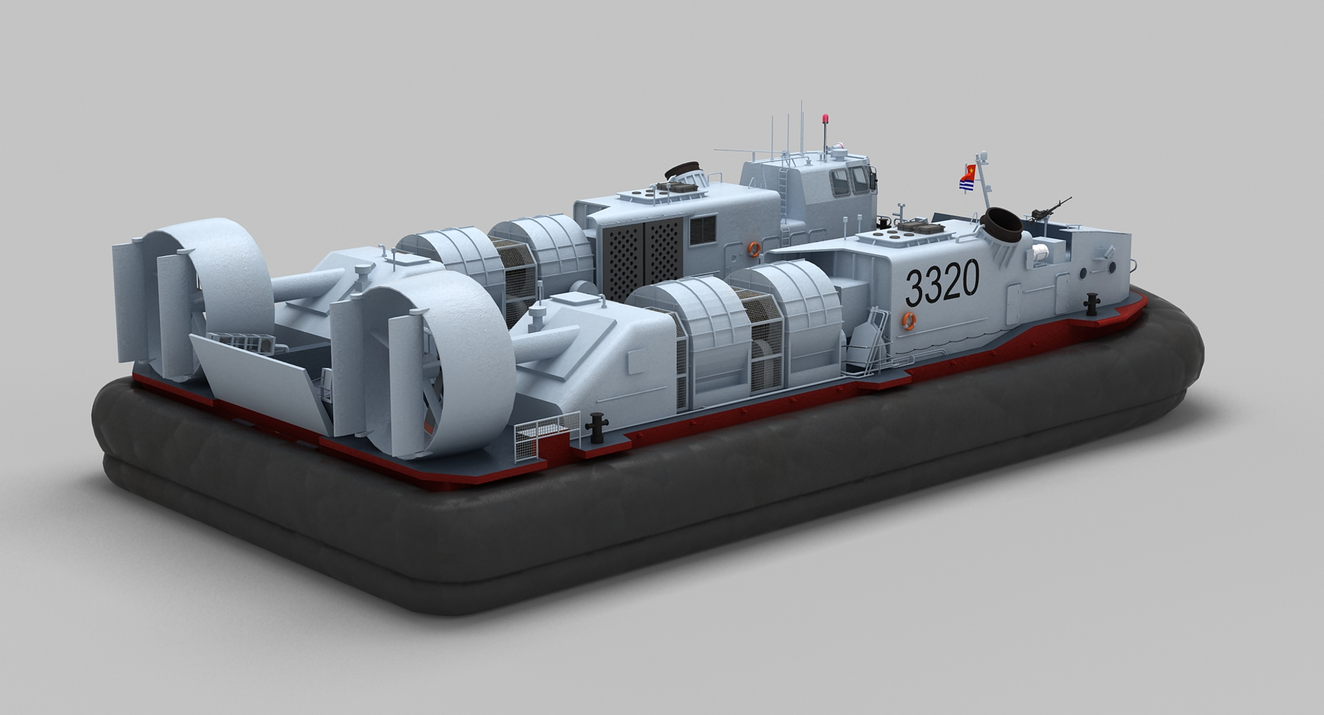 3D chinese type 726 lcac model - TurboSquid 1393988