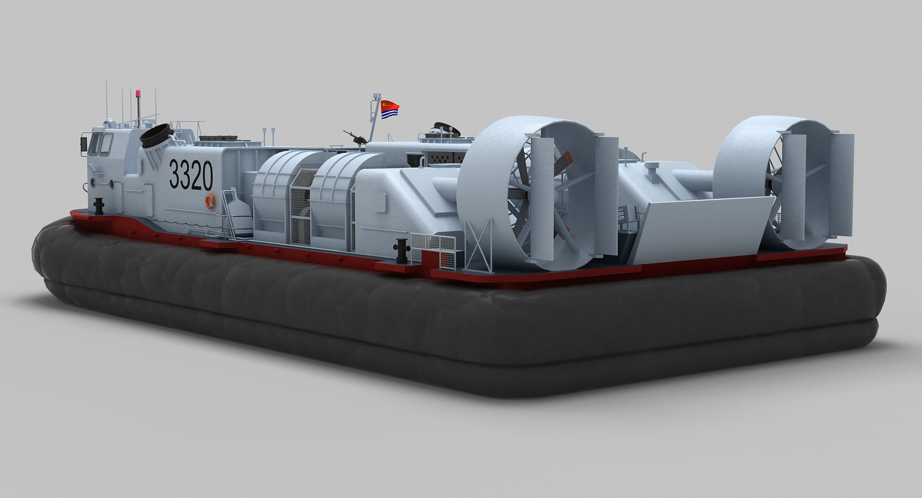3D chinese type 726 lcac model - TurboSquid 1393988