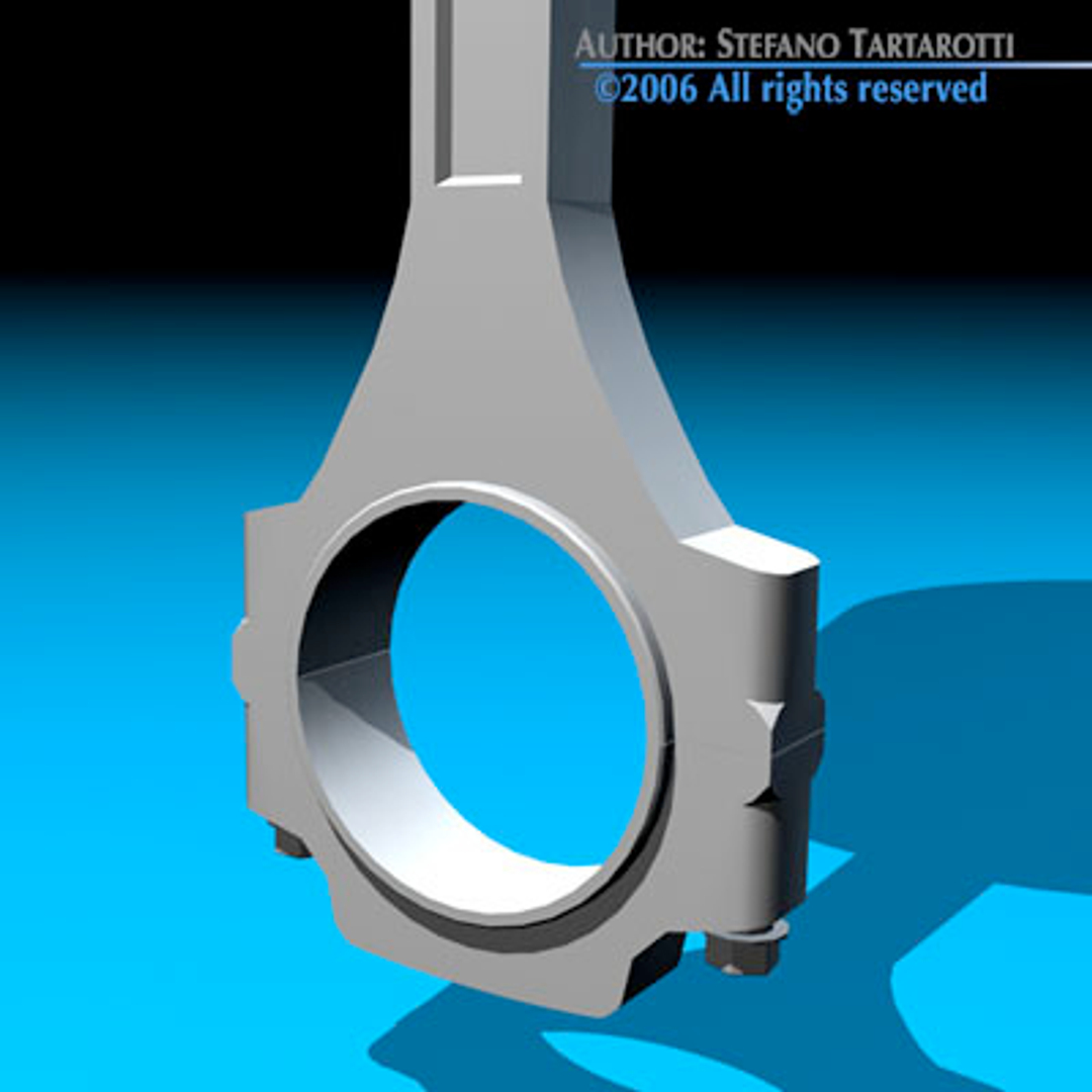 3d model piston