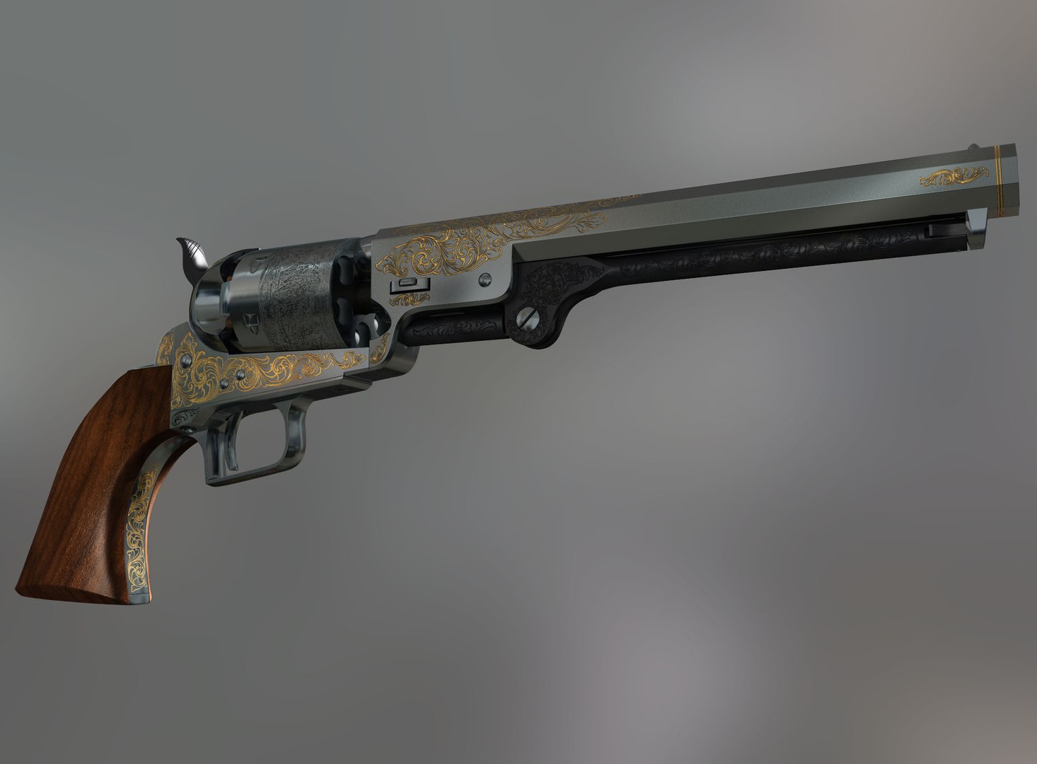 Colt Navy 3d Model