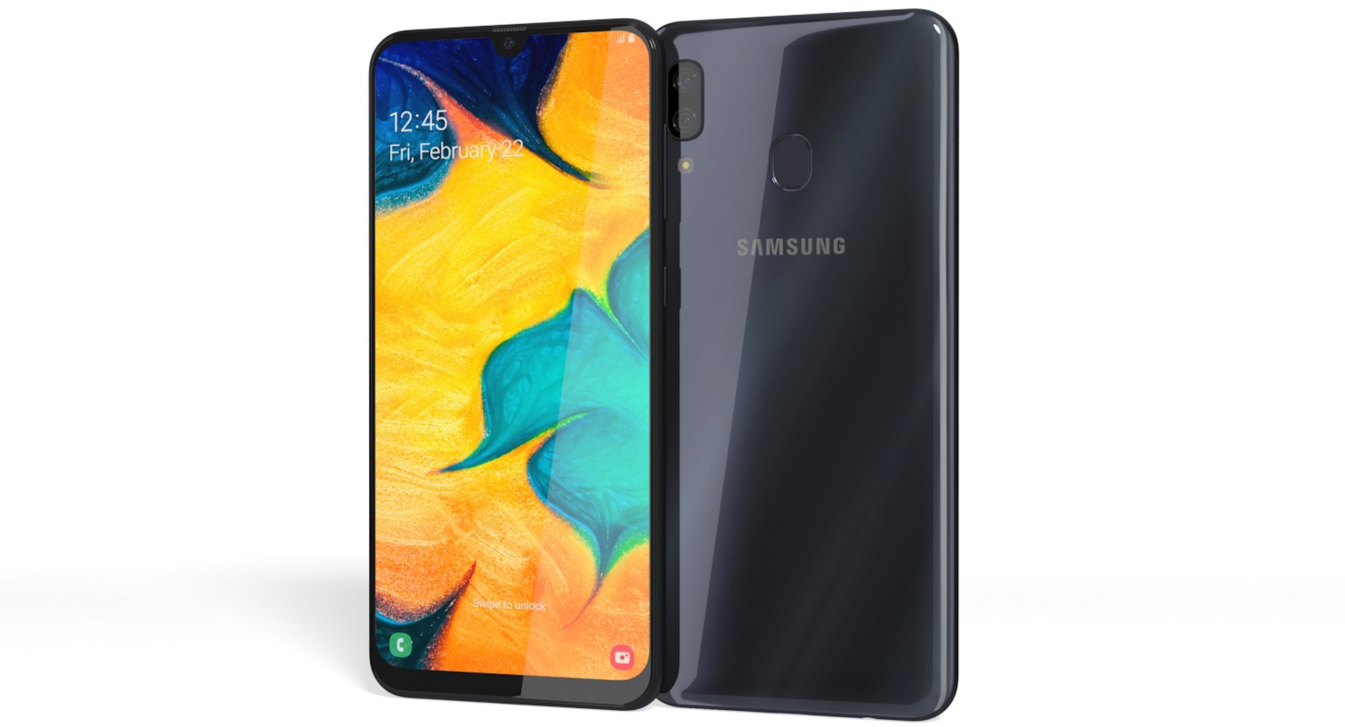 Realistic samsung galaxy a30 3D model - TurboSquid 1384264