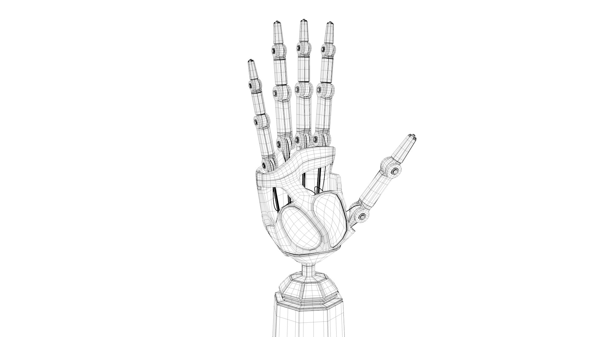 Robot Hand Rigged 3D Model - TurboSquid 1756584