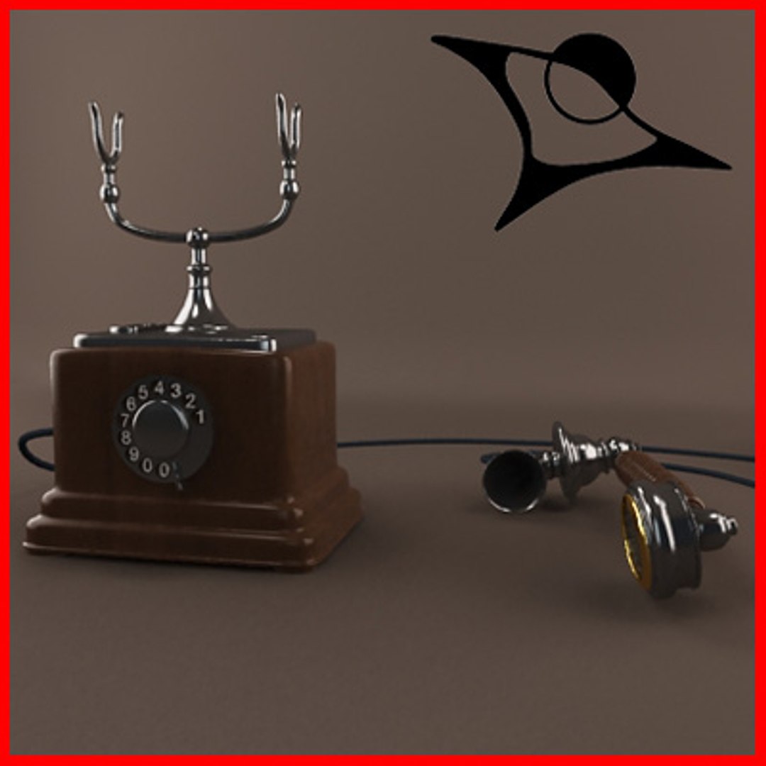 Old phone 3D - TurboSquid 525535
