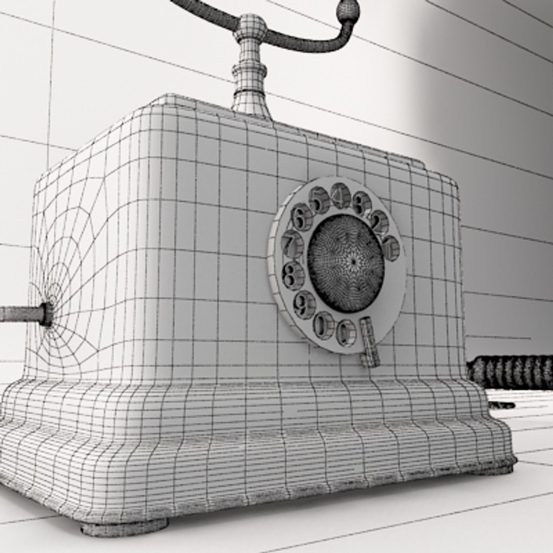 Old phone 3D - TurboSquid 525535