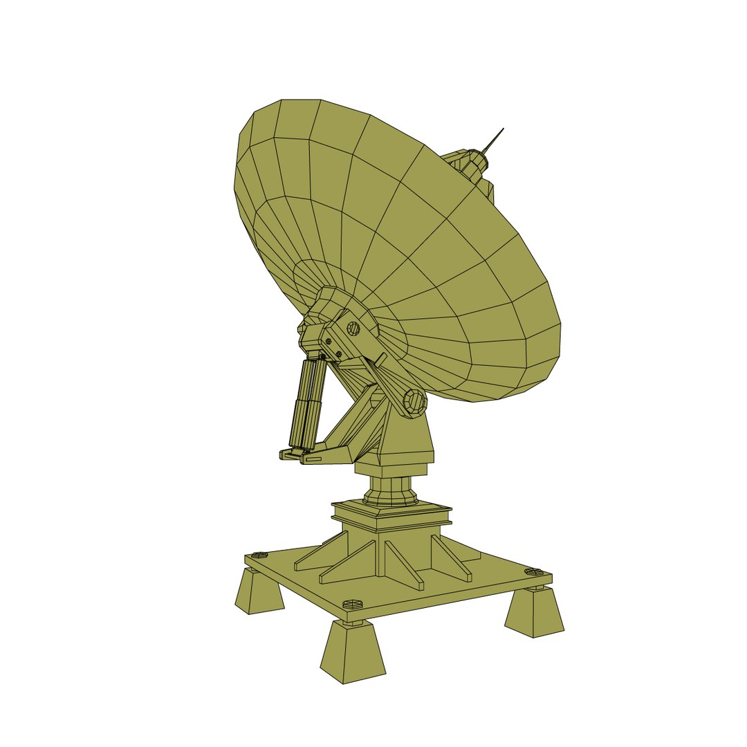 Radar Antenna 3d Model