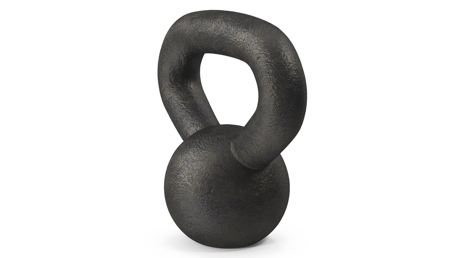 Wide Handle Iron Kettle Bell 20lb 3D Model - TurboSquid 2071279