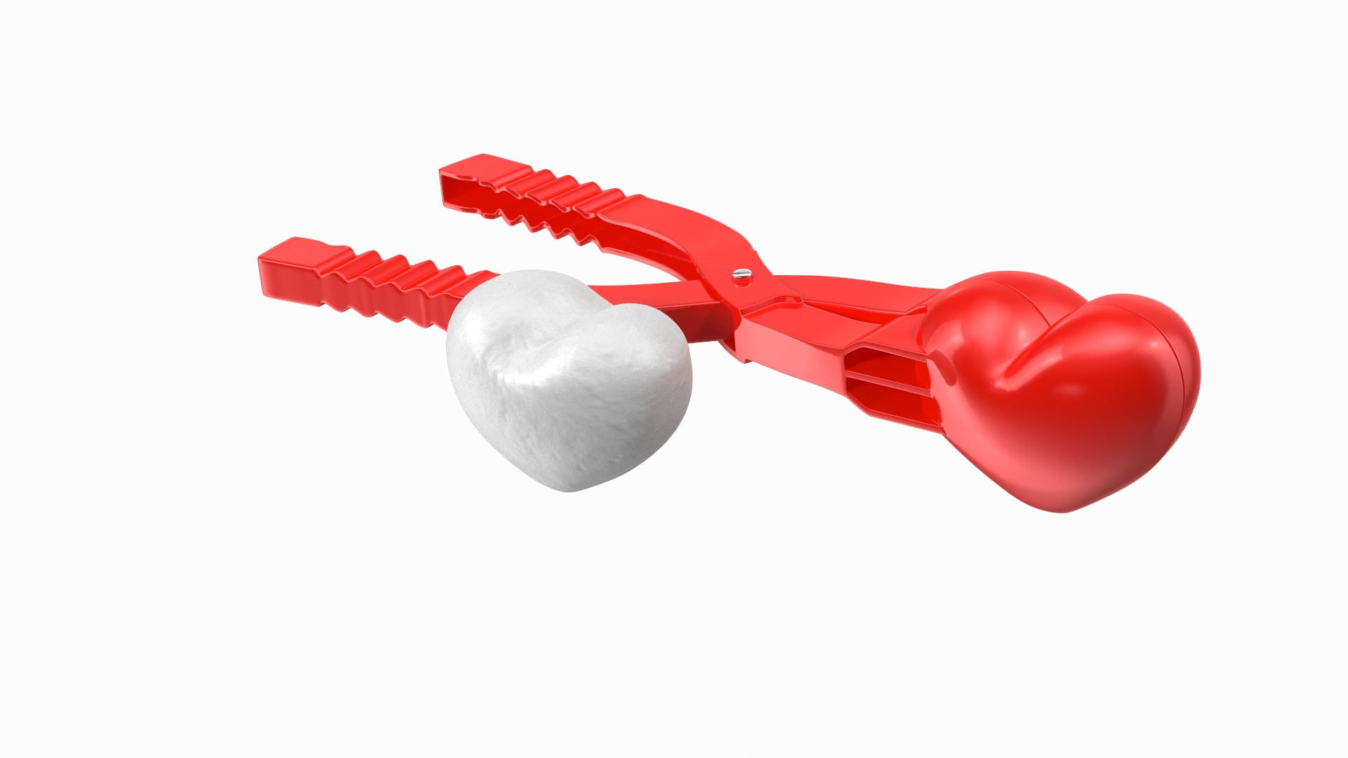 Heart Shaped Snowball Maker Tool With Snowball Model - TurboSquid 1732173