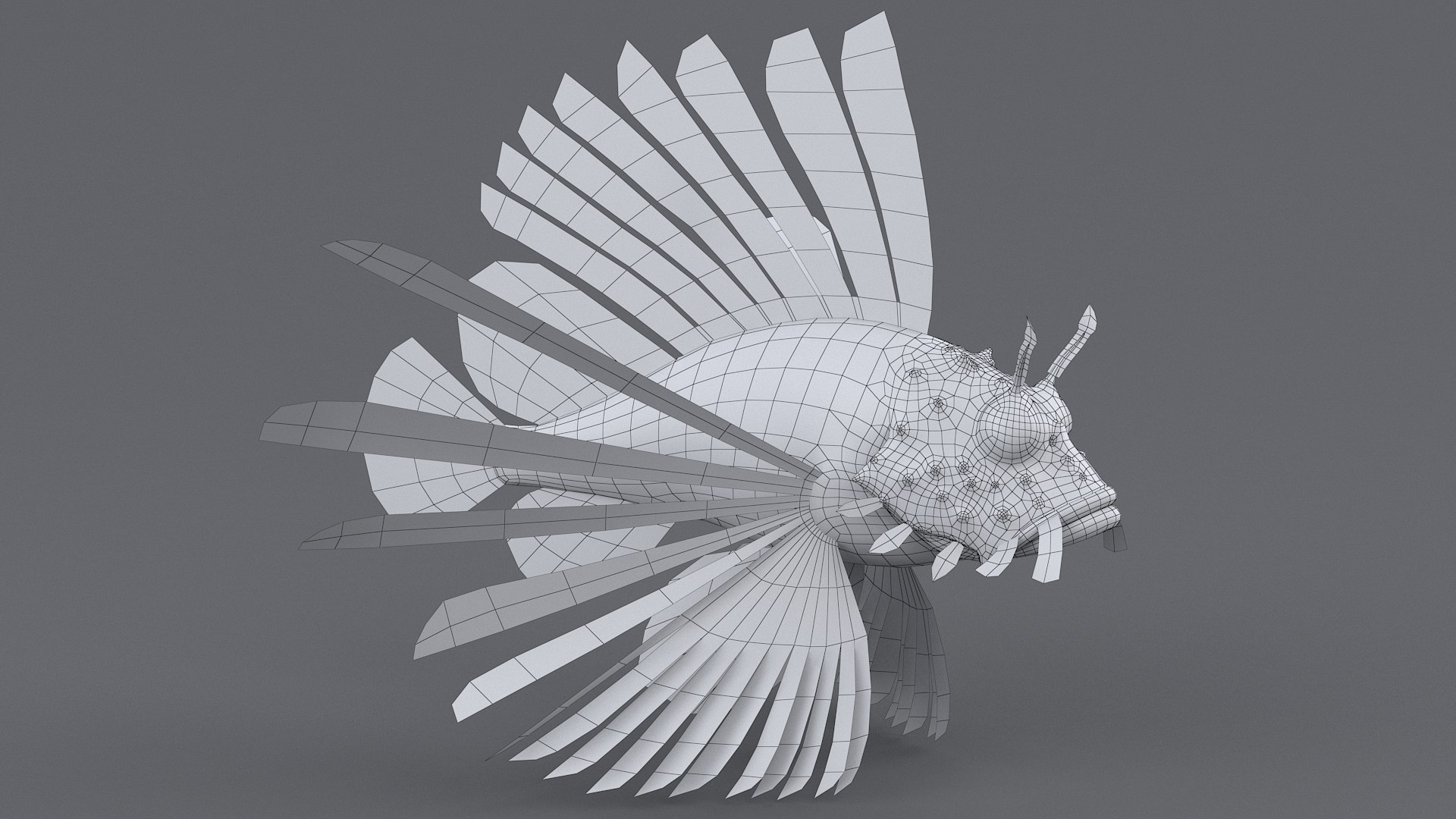 Lionfish Coral Reef Fish Model - TurboSquid 1494087