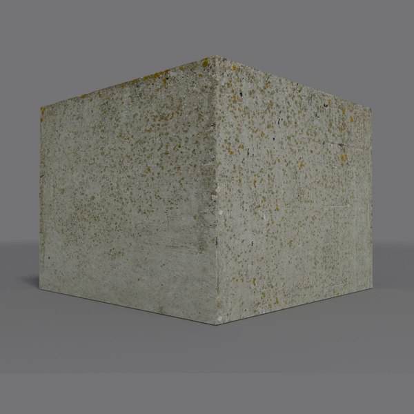 3d model of concrete block coz080914031