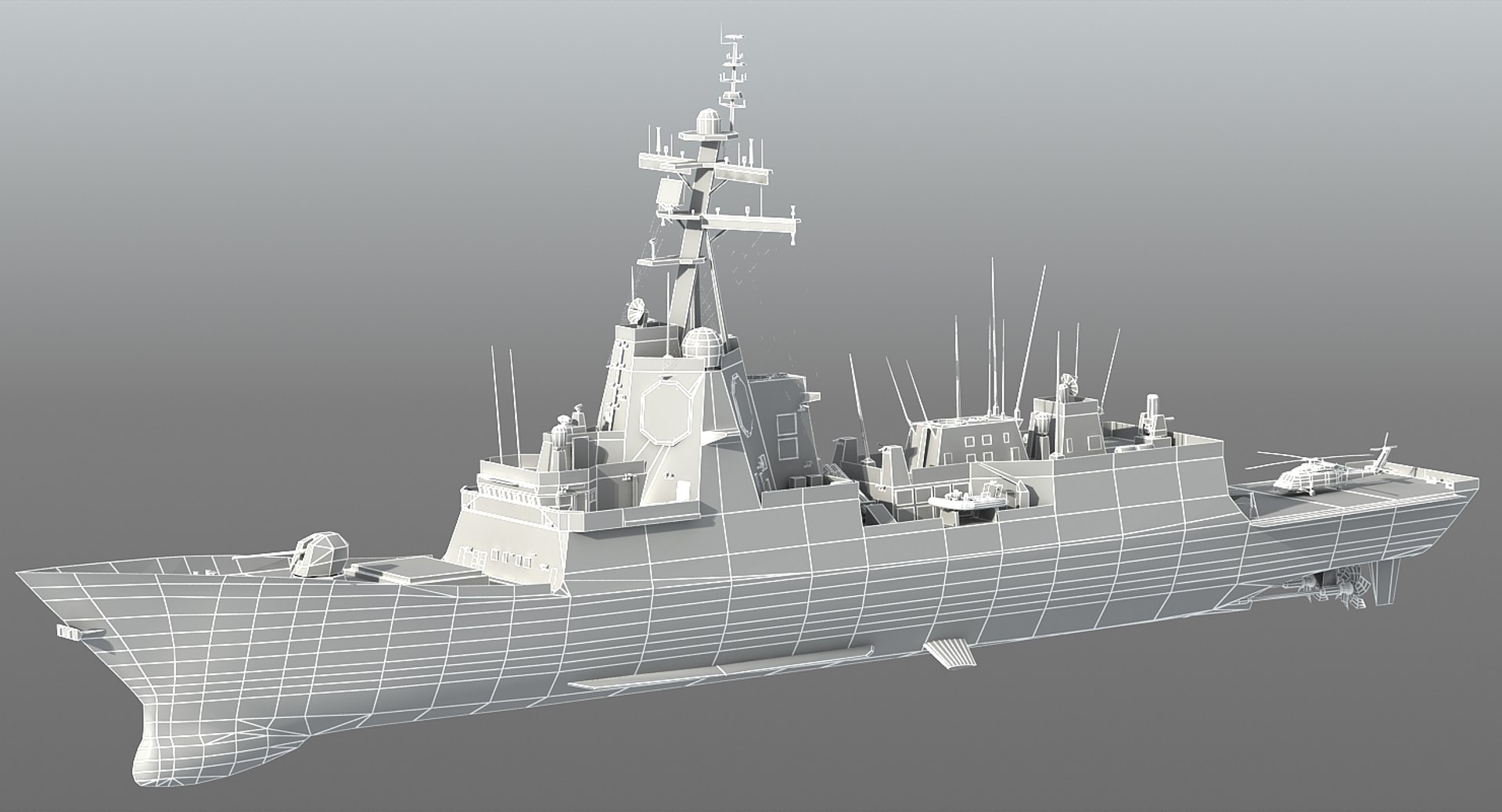 3D Model Hmas Sydney 42 Class Destroyer - TurboSquid 1328228