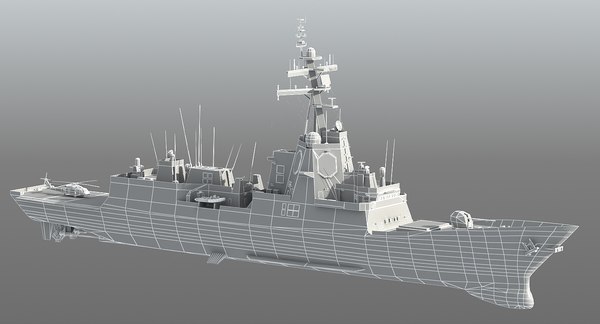 HMAS Sydney 42 Destroyer, DDG de Mísseis Guiados Modelo 3D - TurboSquid ...