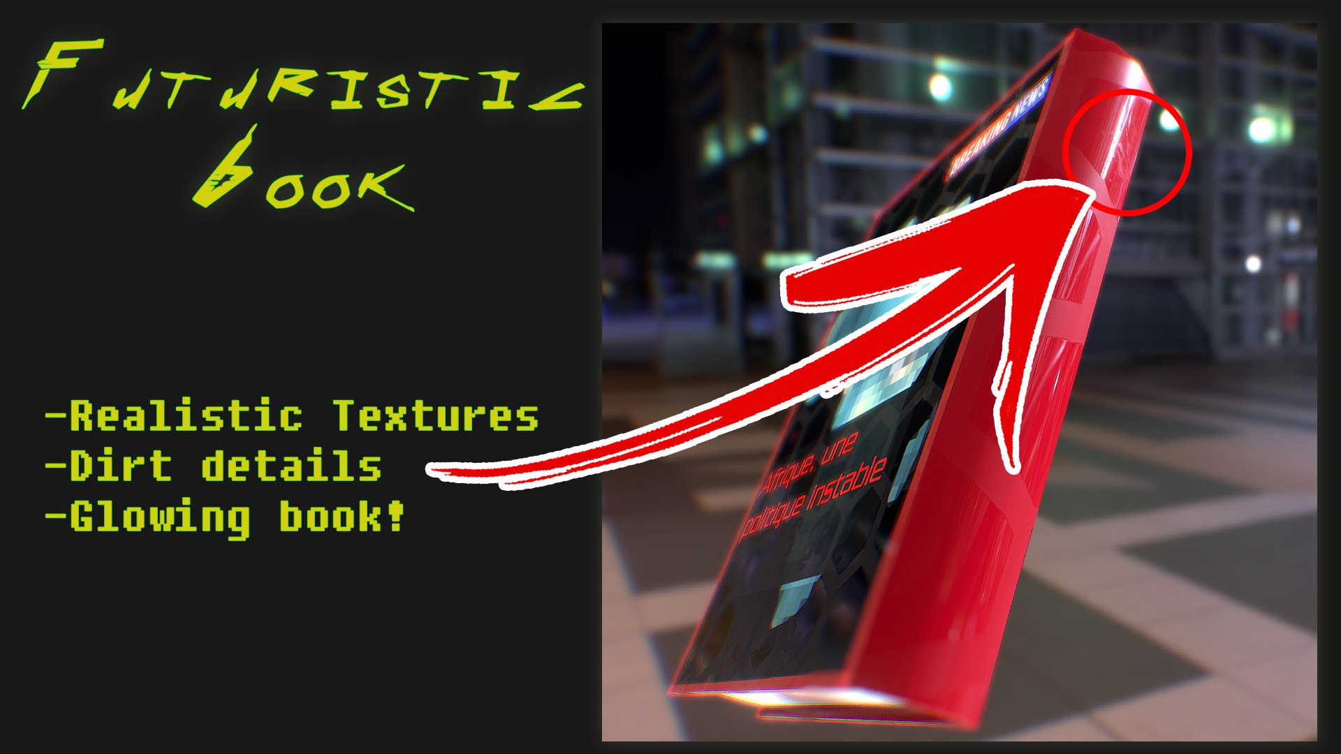 3D Futuritic Book - TurboSquid 1974033