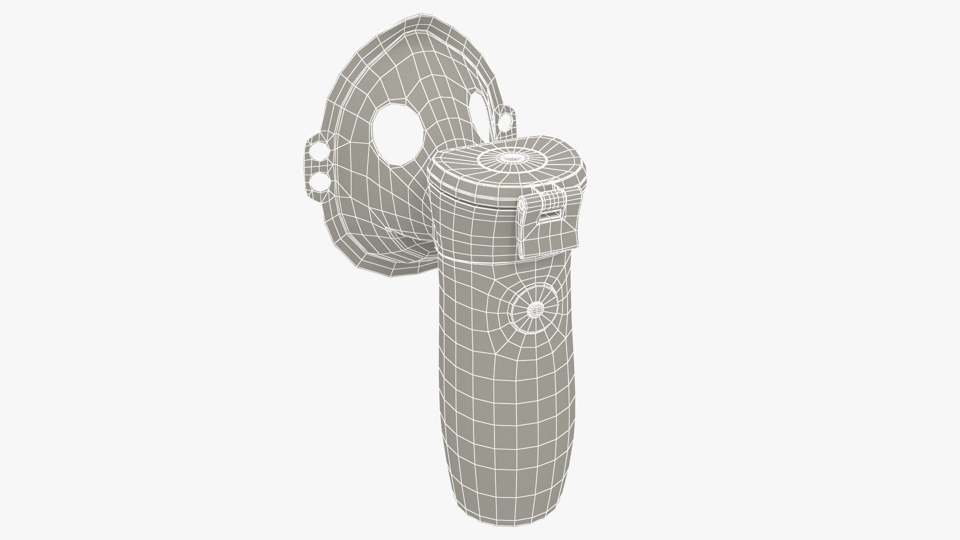 3D Model Portable Nebulizer With Mask Inhaler - TurboSquid 1922224