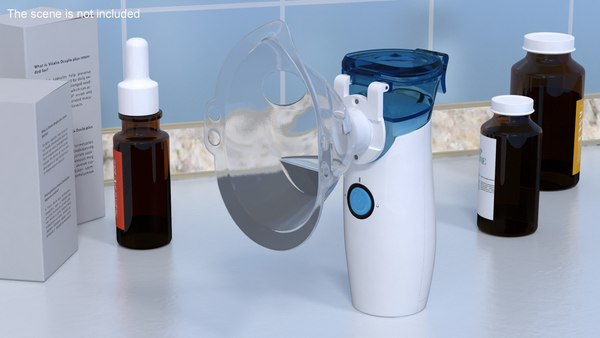 3D model Portable Nebulizer with Mask Inhaler - TurboSquid 1922224