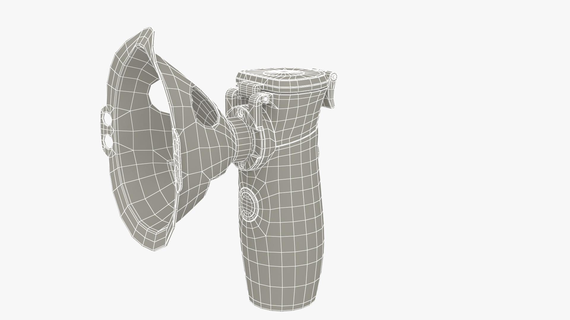 3D Model Portable Nebulizer With Mask Inhaler - TurboSquid 1922224