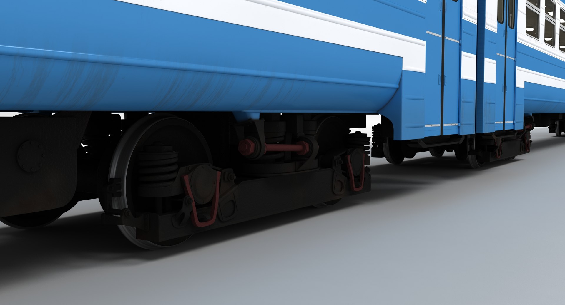 3d Model Dr1a Diesel Passenger Train