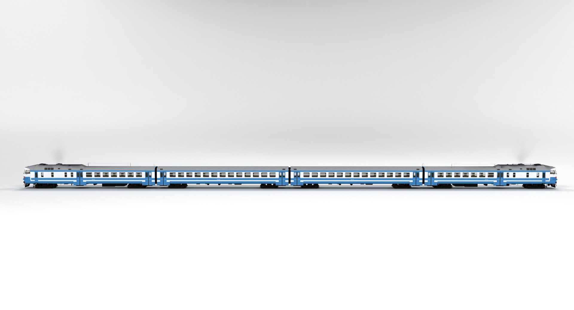3d Model Dr1a Diesel Passenger Train