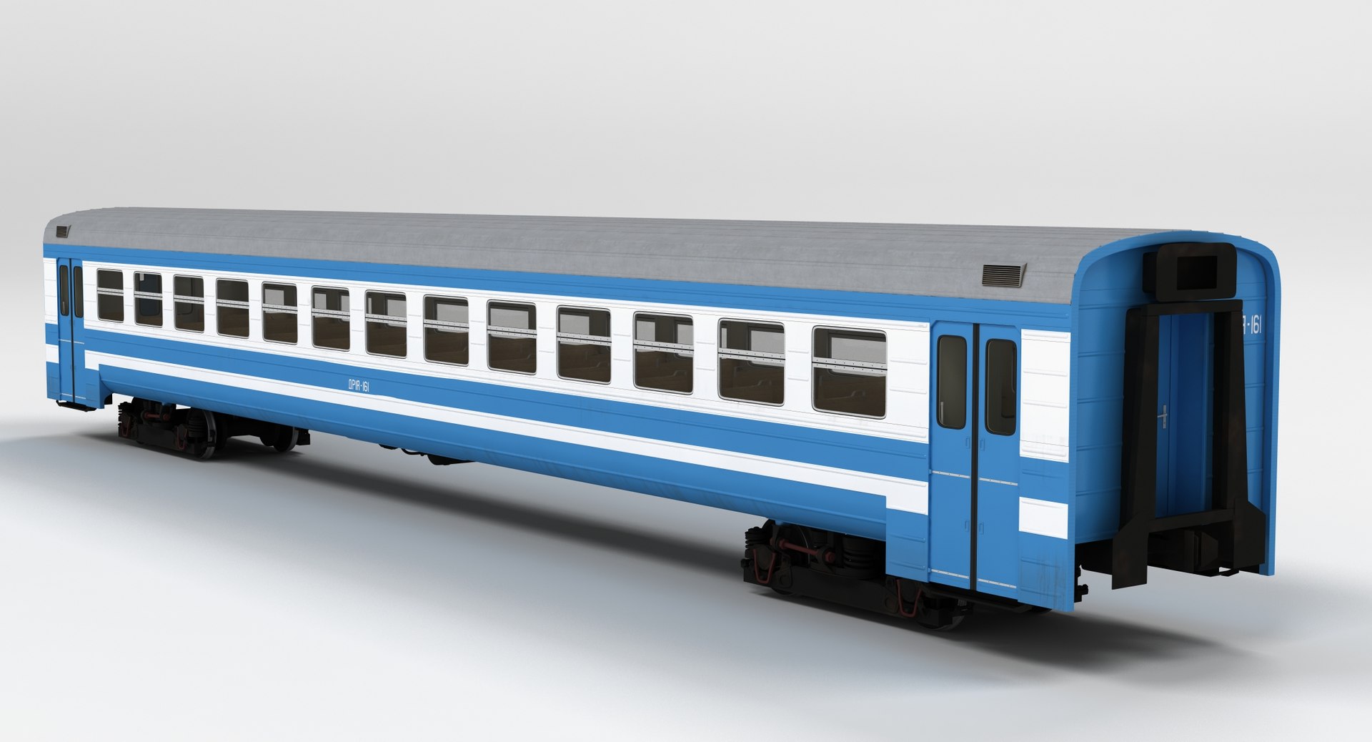3d Model Dr1a Diesel Passenger Train