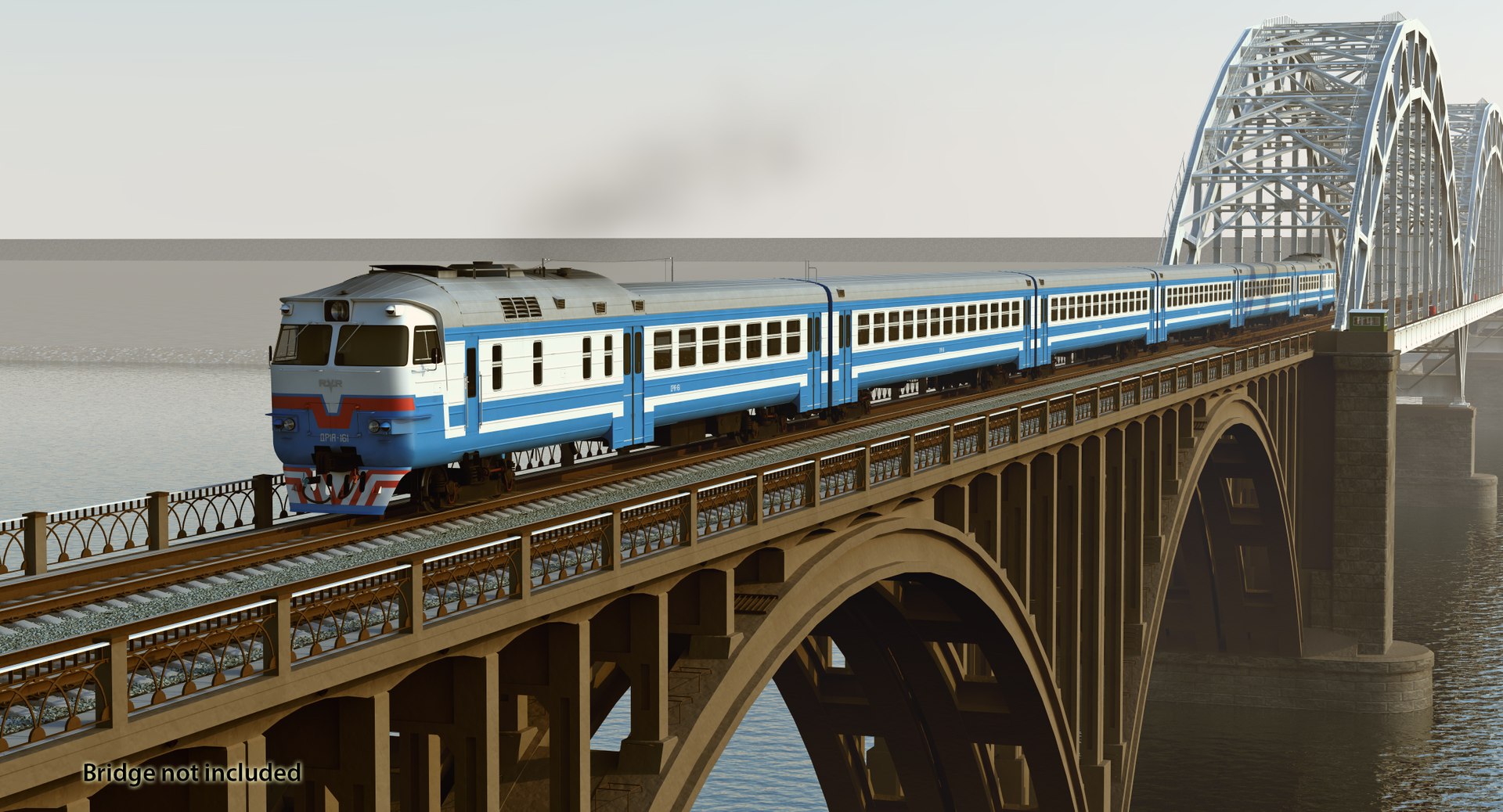 3d Model Dr1a Diesel Passenger Train