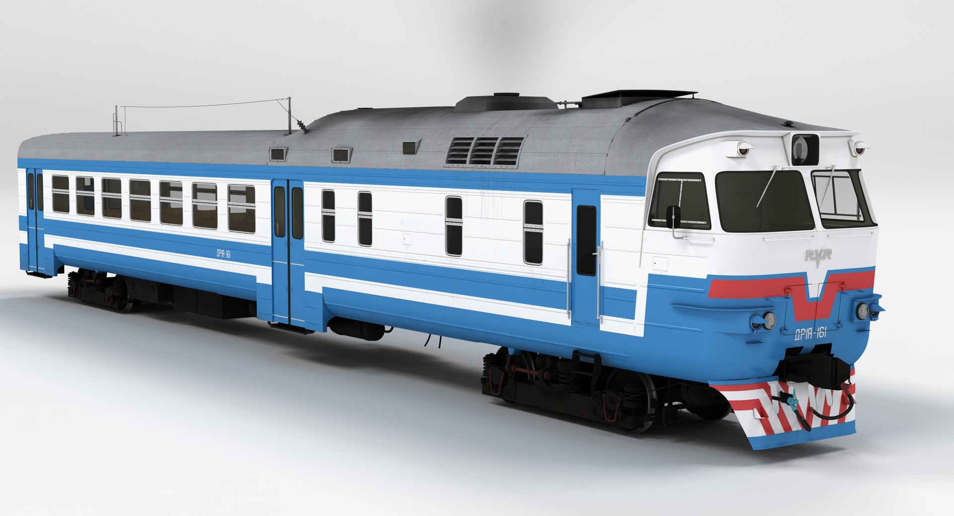 3d Model Dr1a Diesel Passenger Train