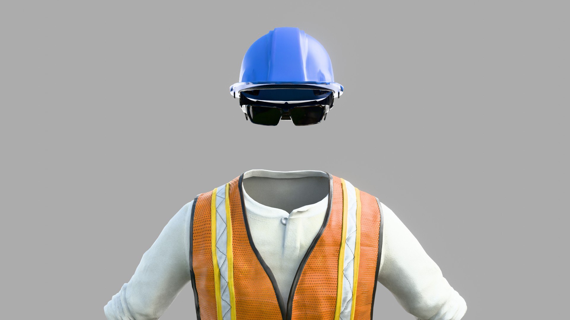 3D Construction Worker Outfit 2 - TurboSquid 2384005