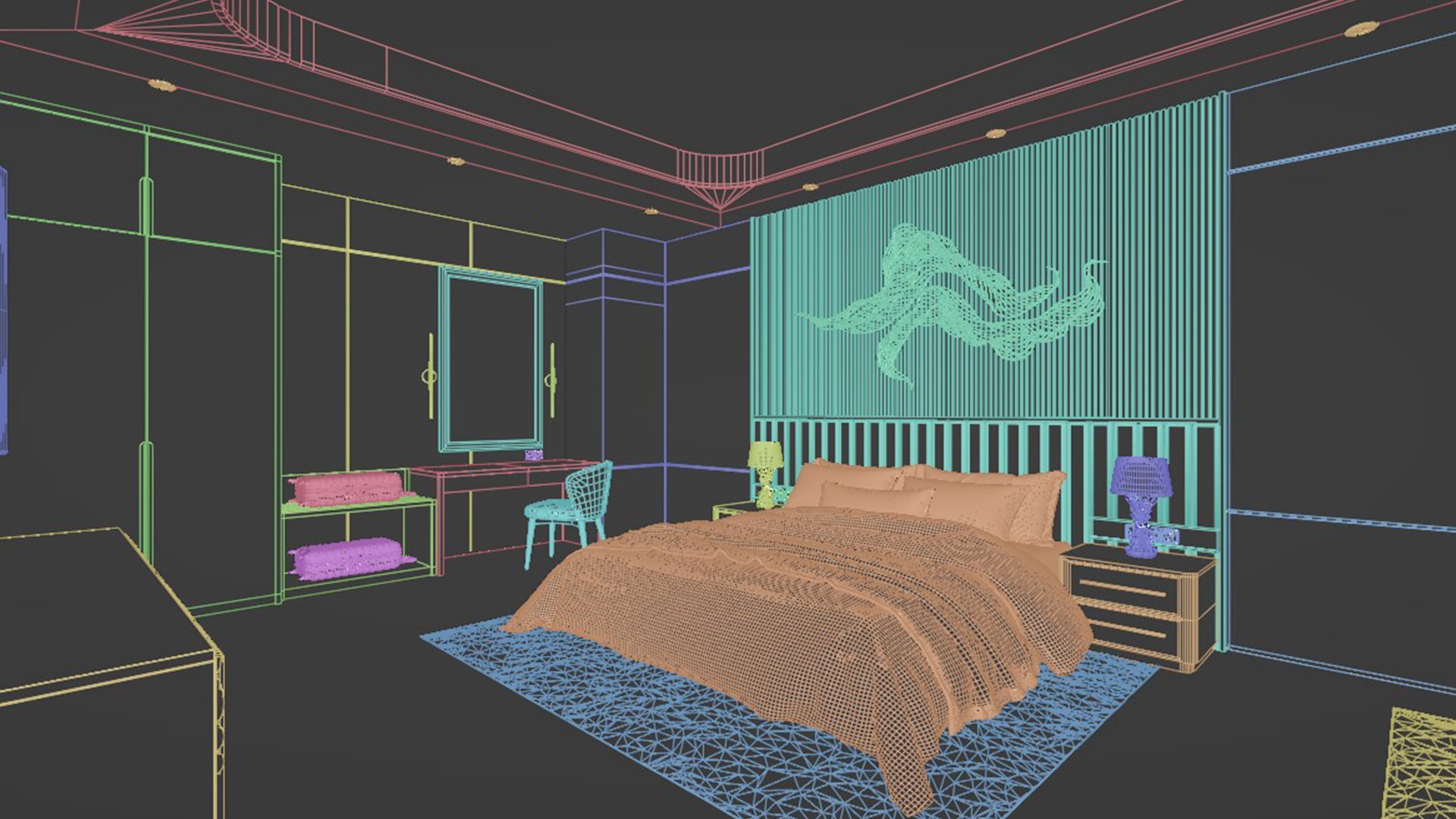 President Suite Hotel Blender - Fbx - Obj 3D Model - TurboSquid 1976014