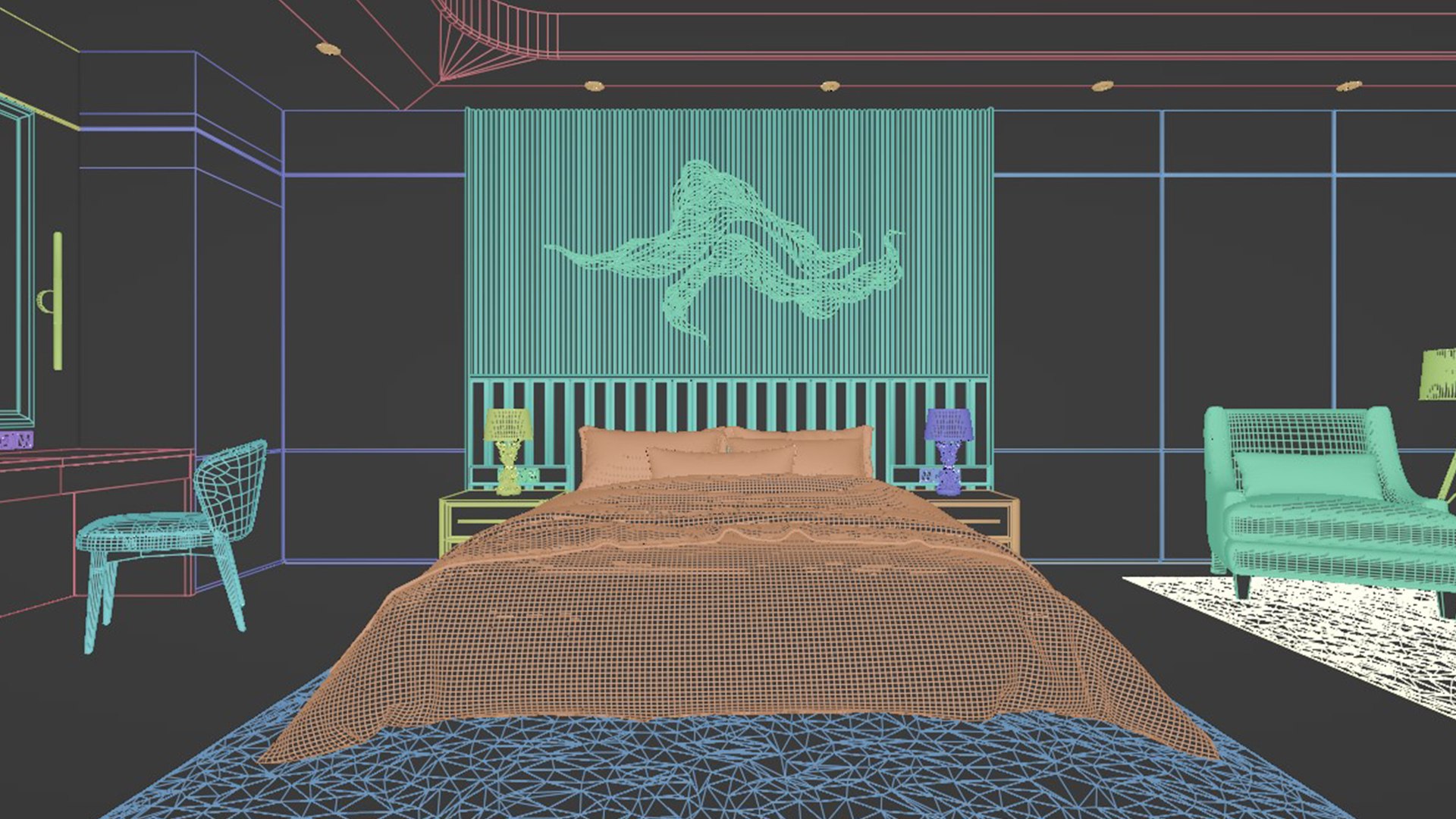 President Suite Hotel Blender - Fbx - Obj 3D Model - TurboSquid 1976014