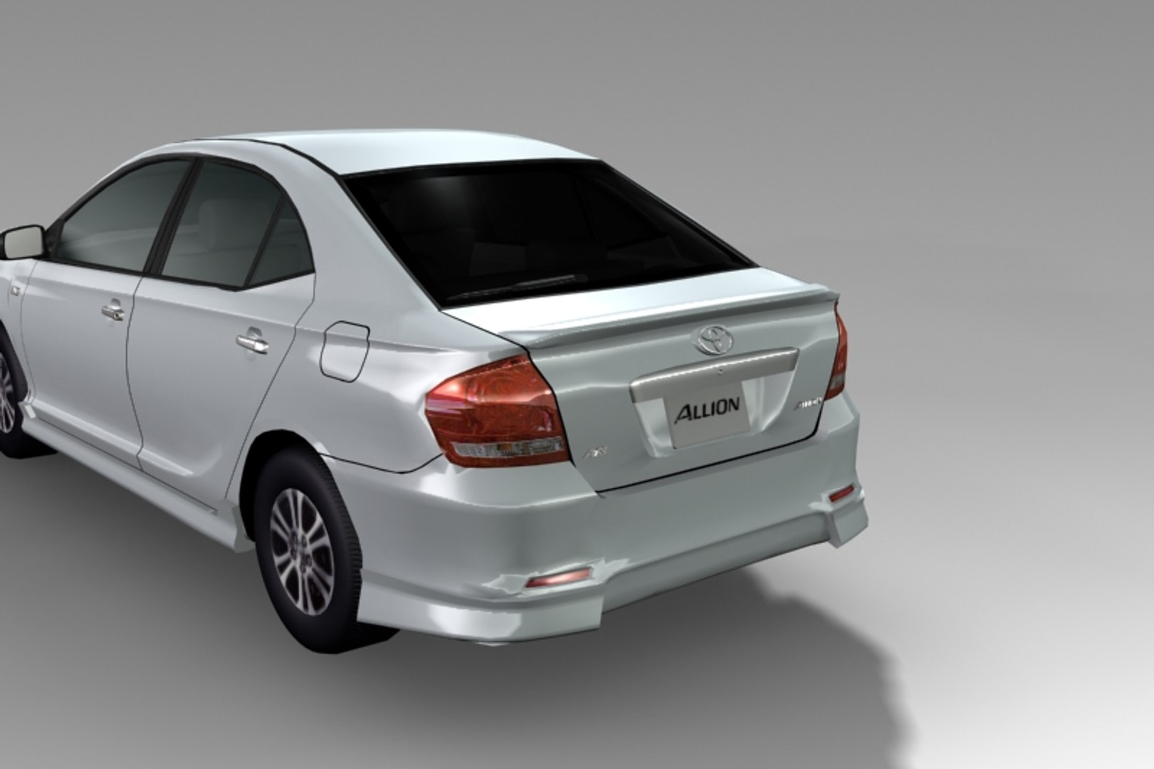 Toyota Allion 3d Model