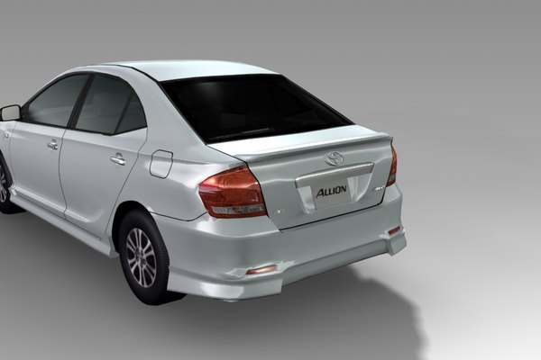 toyota allion 3d model
