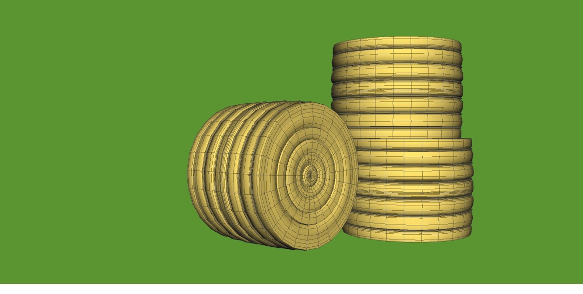 3d Bale Straw