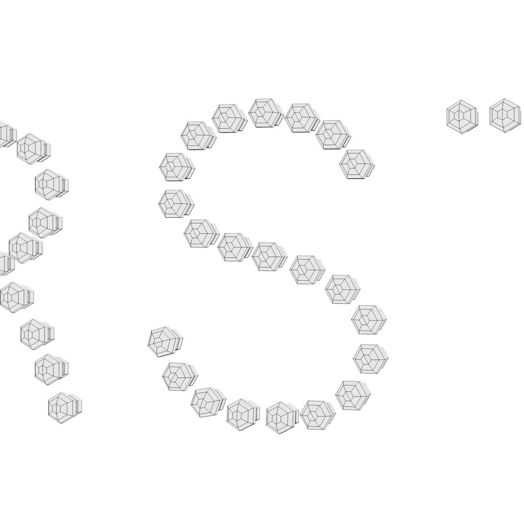 3ds bulb alphabet letters