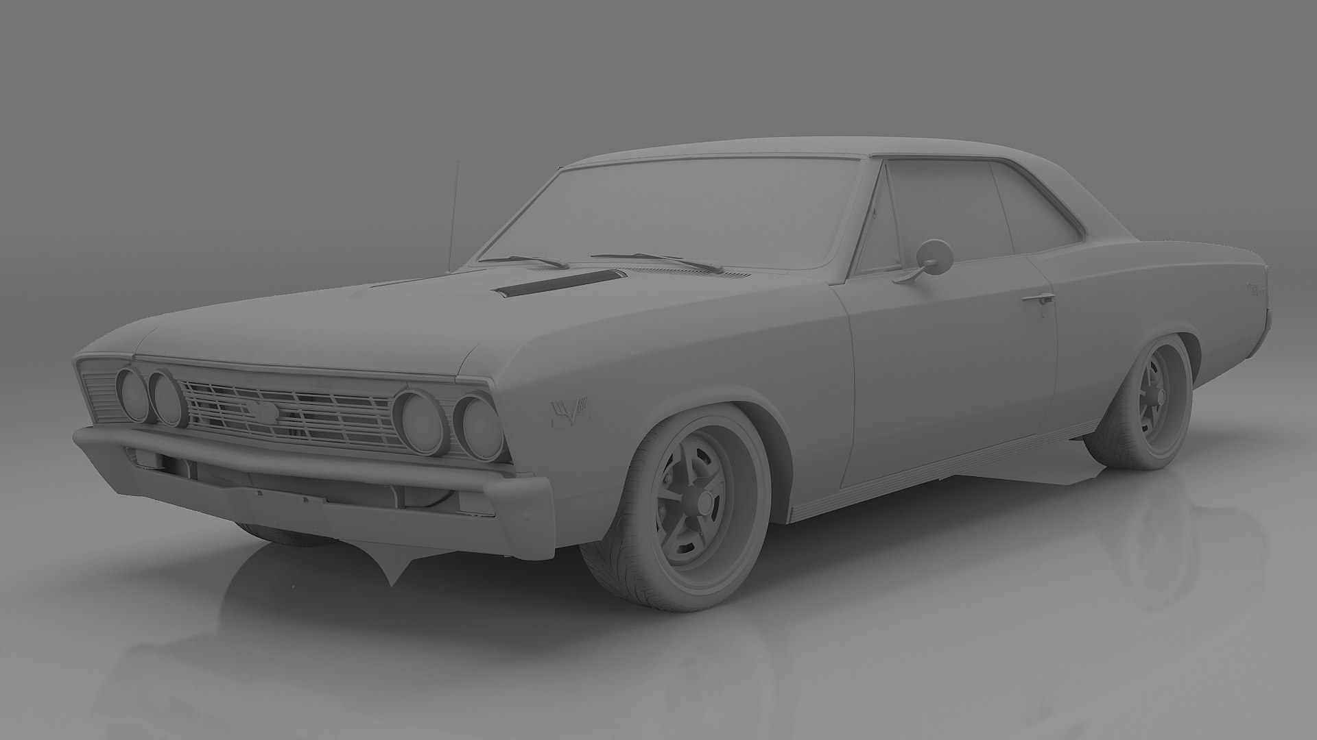 1967 Chevrolet Chevelle SS-396 3D Model - TurboSquid 2302961
