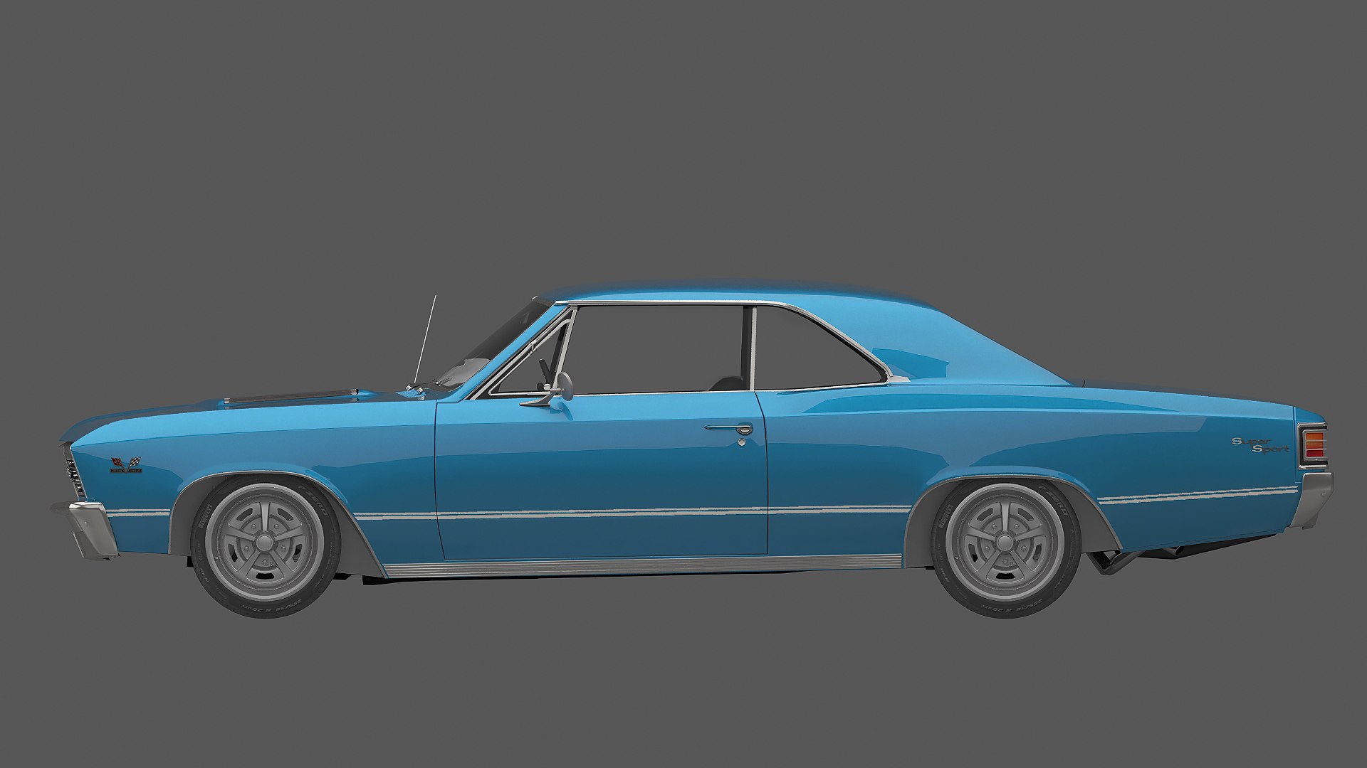 1967 Chevrolet Chevelle SS-396 3D Model - TurboSquid 2302961