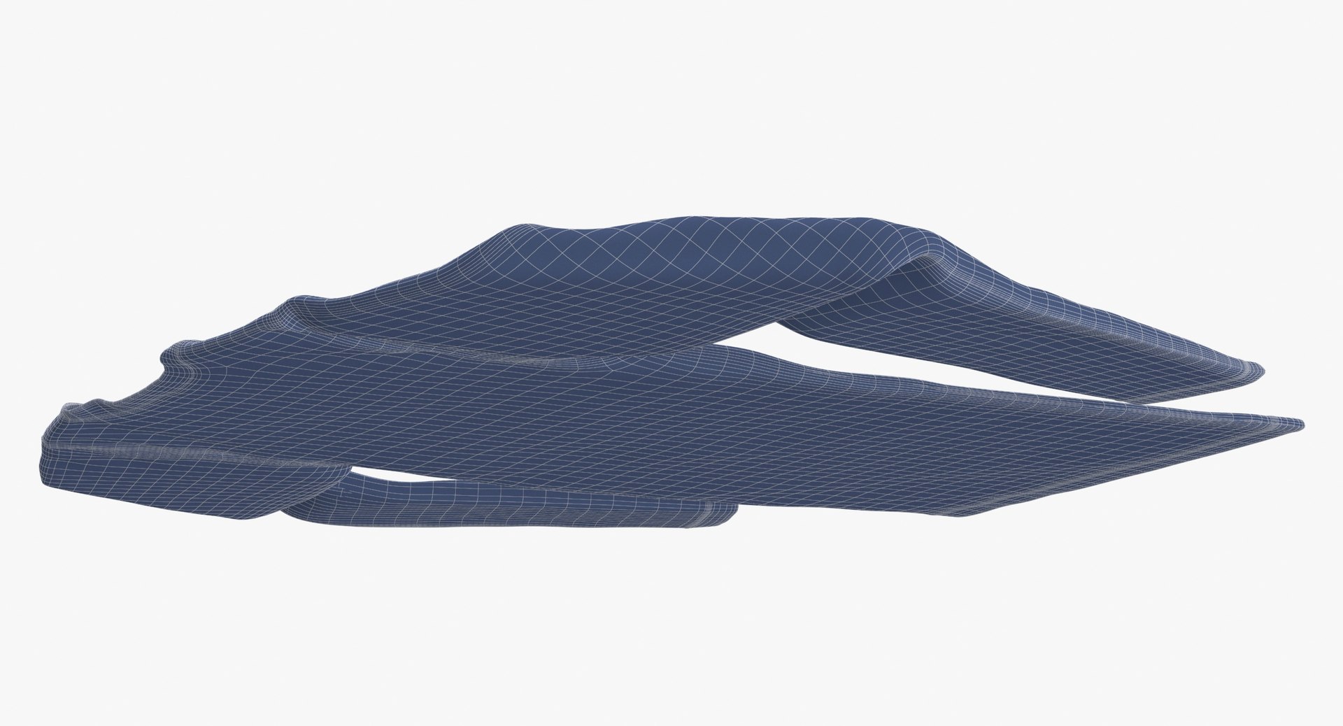 3D Model Long Sleeve Flat Male Crew Neck Pose 05 White Blank And ...