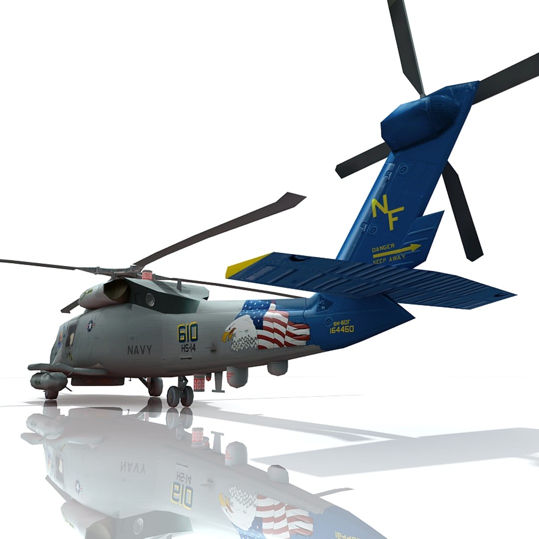 3d Sh-60 Hs-14 Model