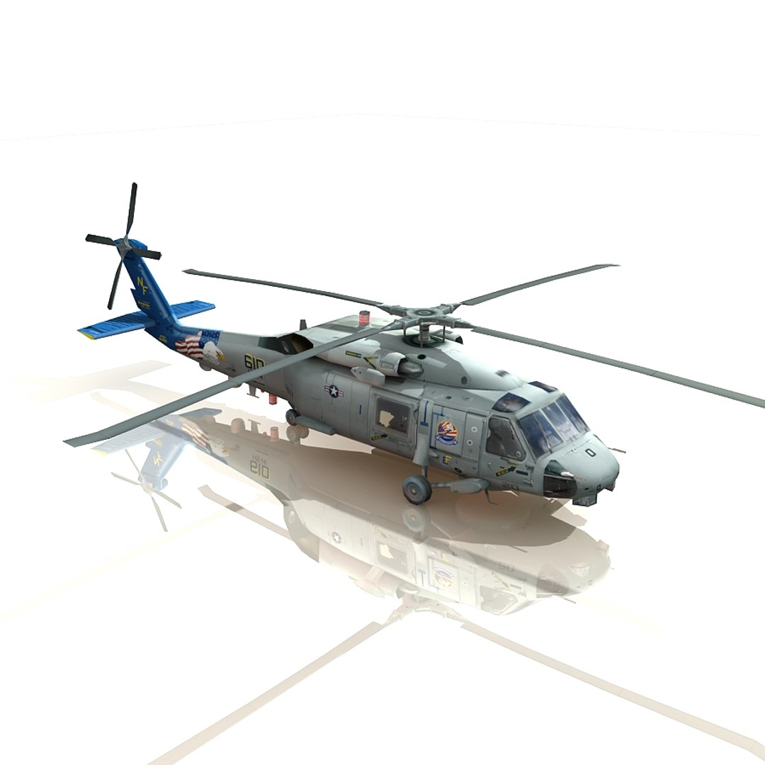 3d Sh-60 Hs-14 Model