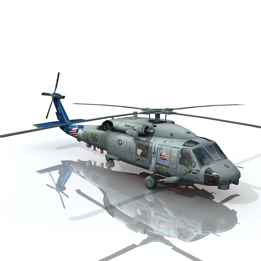 3d Sh-60 Hs-14 Model