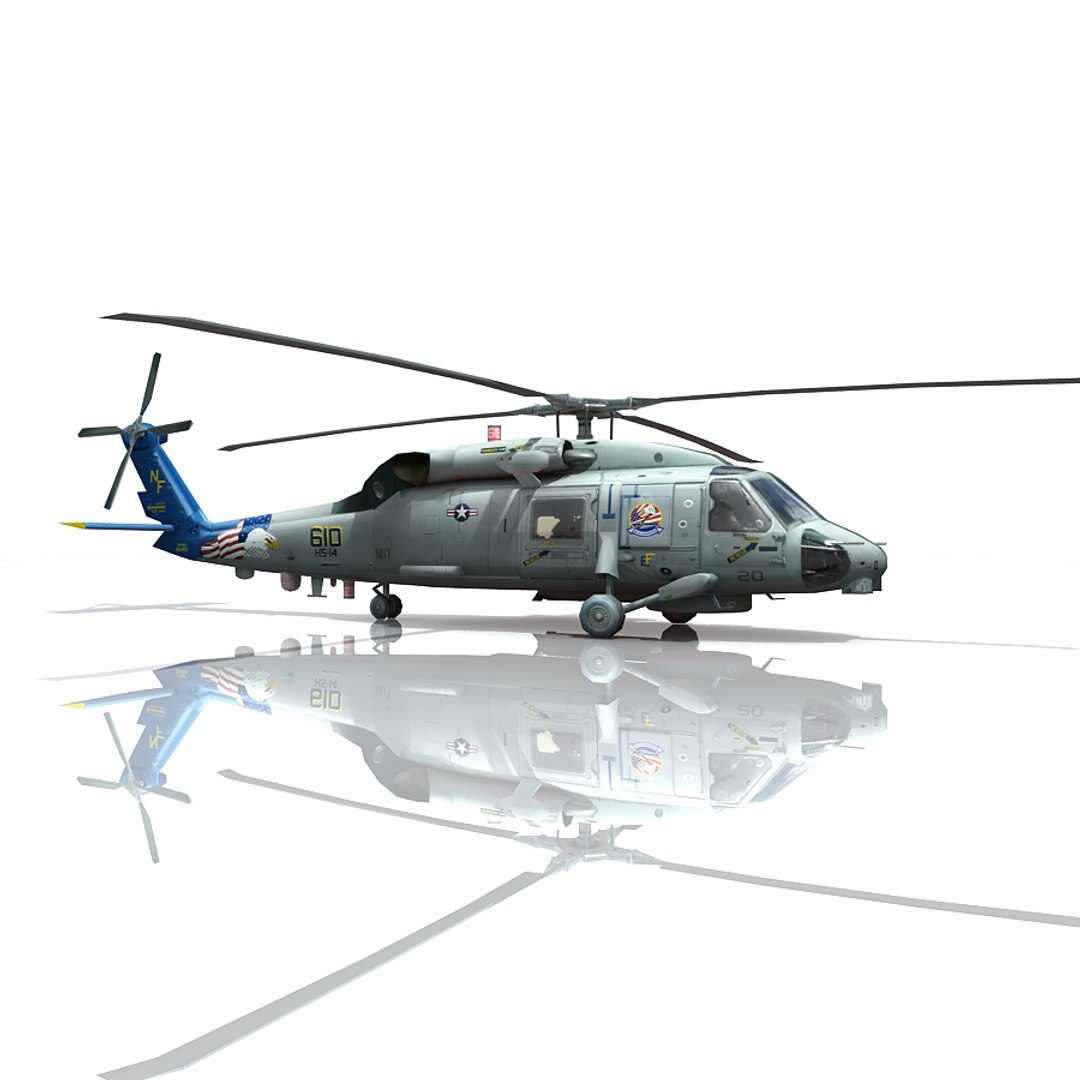 3d Sh-60 Hs-14 Model