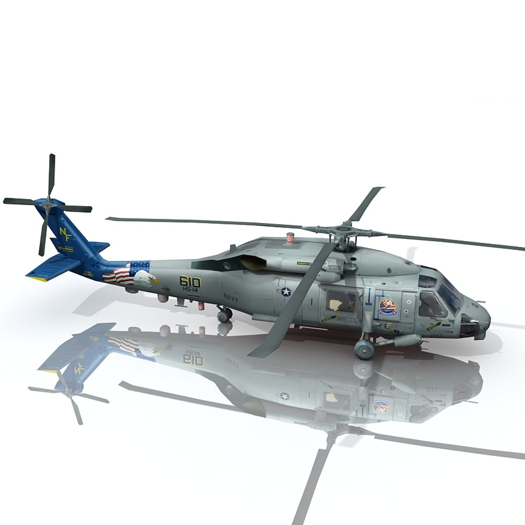 3d Sh-60 Hs-14 Model